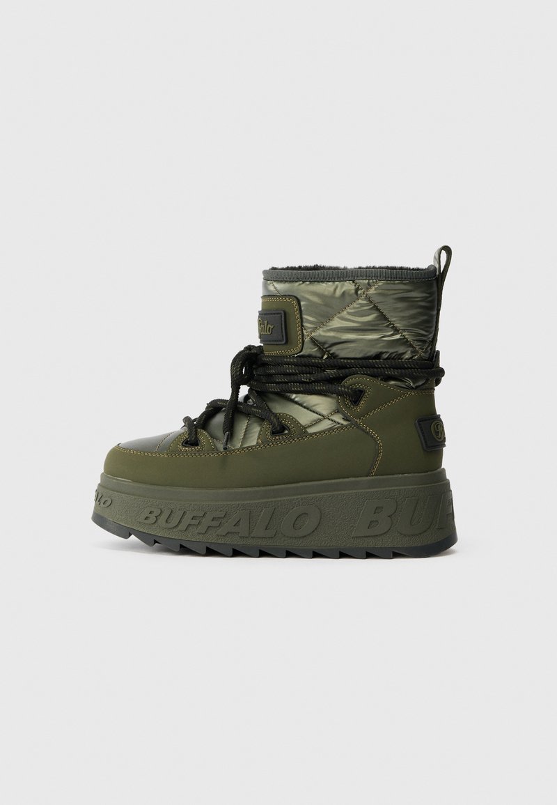 Buffalo ELIZA - Žieminiai batai - khaki/rusvai žalsva - Zalando.lt