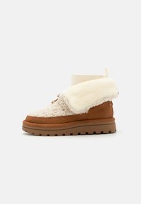 Sam Edelman OLIN - Platform ankle boots - natural/harvest brown/brown ...