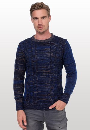 Rusty Neal Strickpullover - schwarz rot/schwarz - Zalando.de