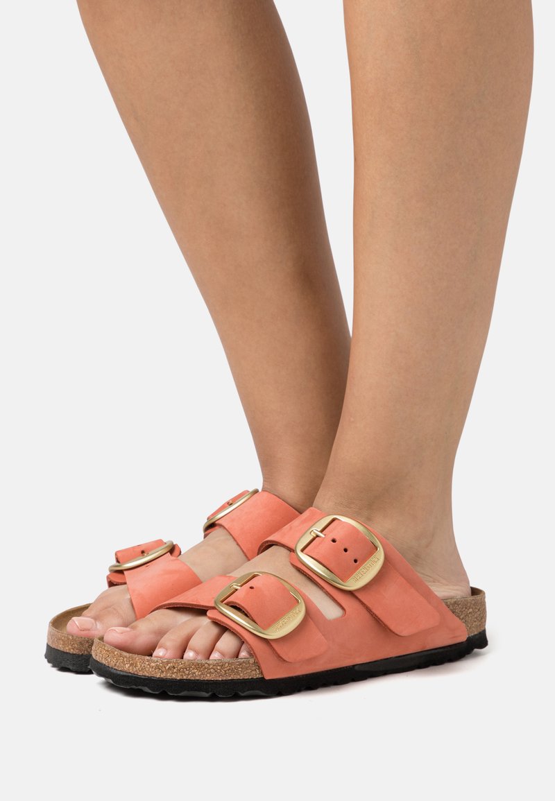 Birkenstock ARIZONA BIG BUCKLE - Tofflor & inneskor - mars red/röd ...