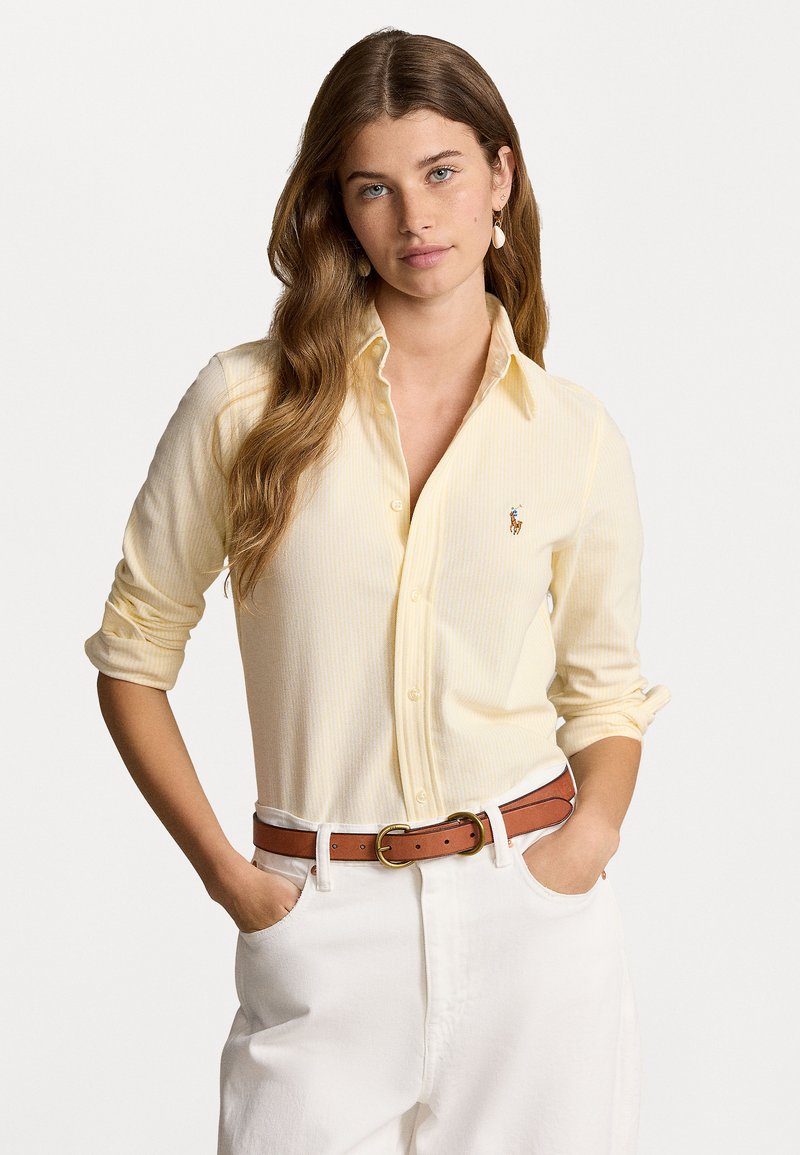Polo Ralph Lauren LONG SLEEVE BUTTON FRONT SHIRT - Hemdbluse - wicket ...