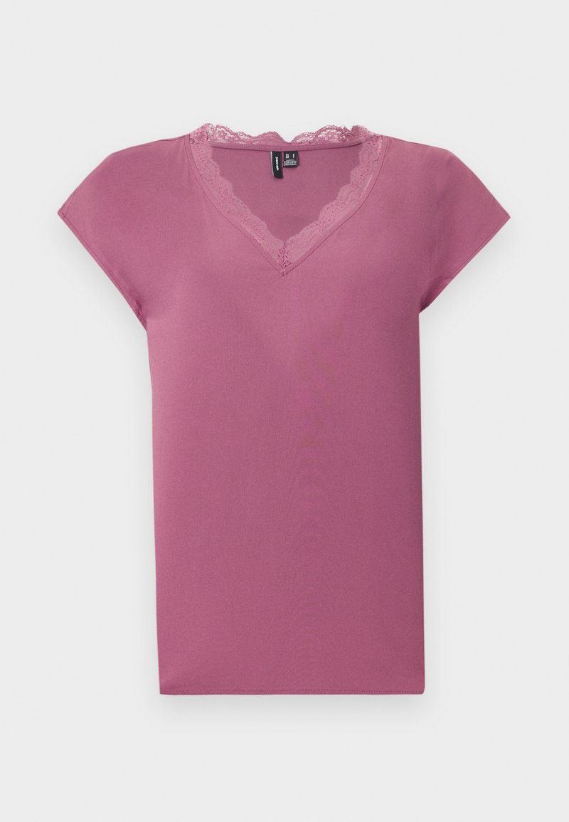 Vero Moda VMBELLA - T-shirts print - rose brown/lys pink - Zalando.dk