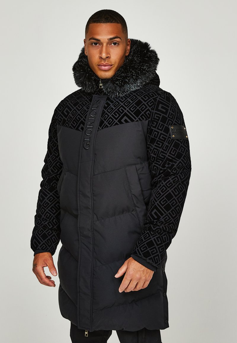 Glorious Gangsta LAVIN LONGLINE PUFFER JACKET - Žieminis paltas - jet ...
