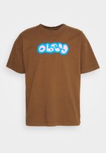 Obey Clothing OBEY SPRAY - Tricou cu imprimeu - silt/maro - Zalando.ro