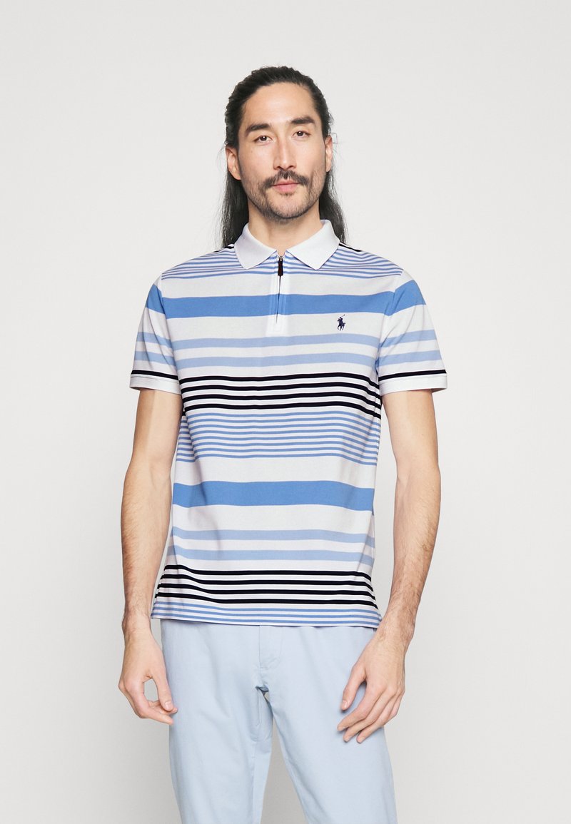 Polo Ralph Lauren SHORT SLEEVE - Polo shirt - white multi/white - Zalando.co.uk