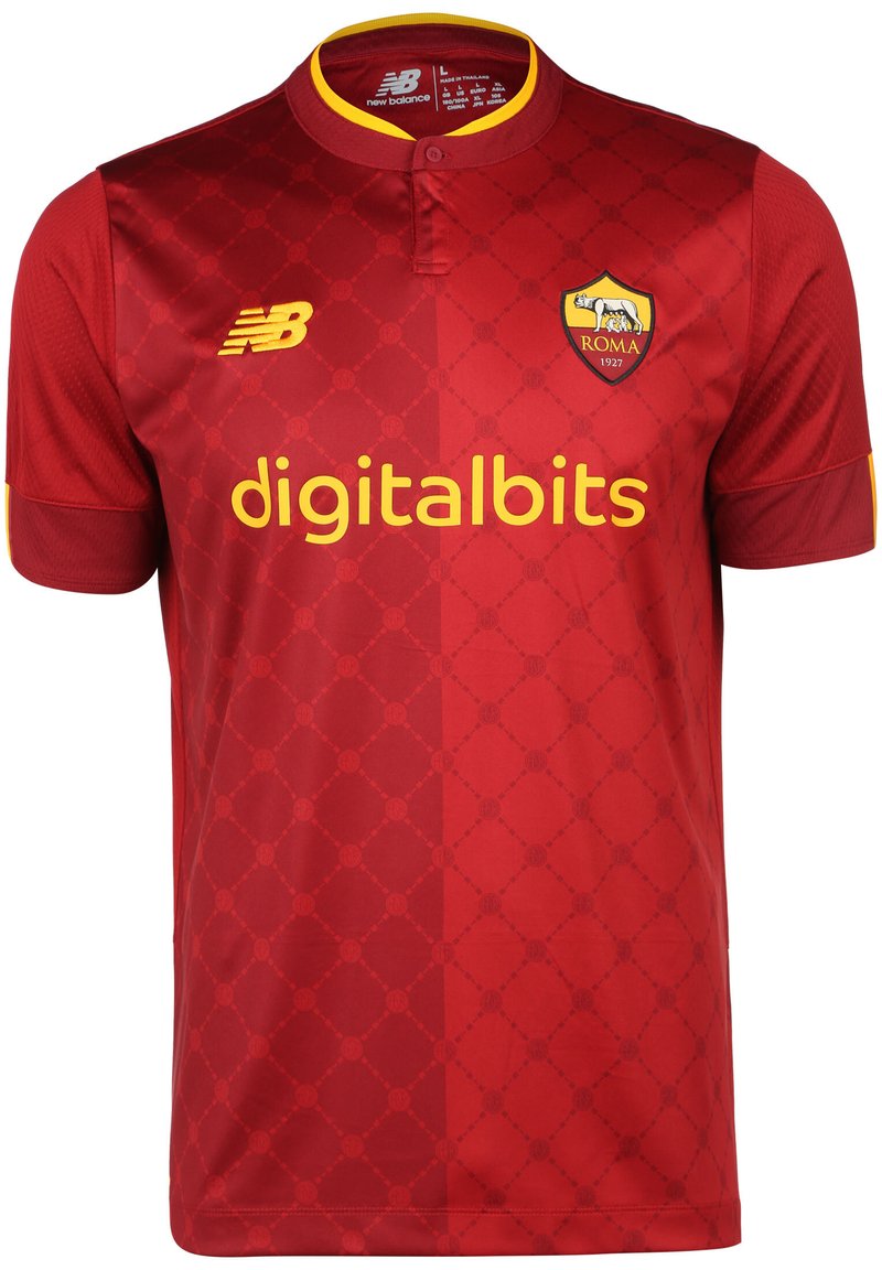 New Balance AS ROMA HOME - T-Shirt sport - red/rosso - Zalando.it