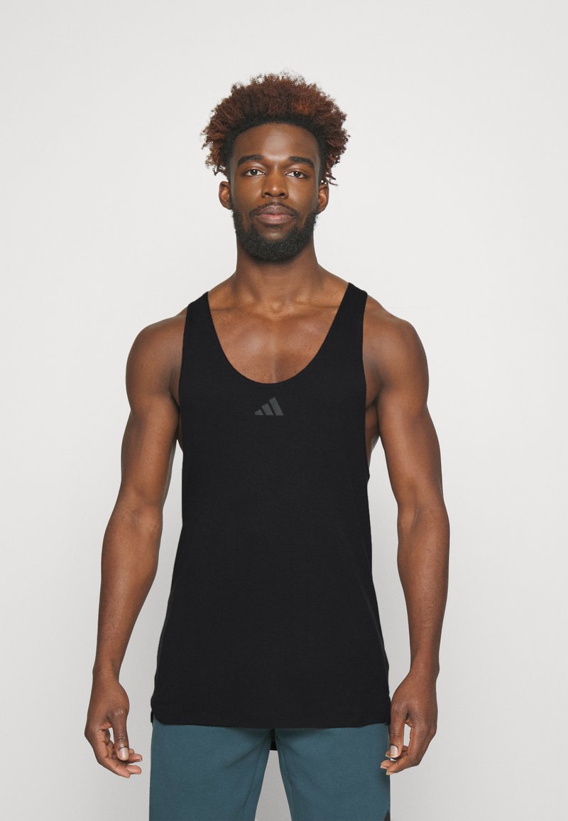 adidas Performance STRINGER - Top - black/schwarz - Zalando.de