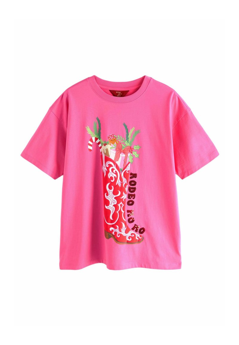 Next Tricou cu imprimeu - pink/roz - Zalando.ro