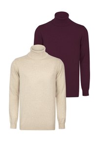 Felix Hardy TURTLENECK PACK OF 2 - Svetr - light brown/světle hnědá ...