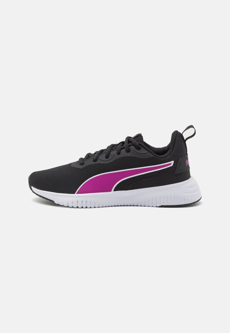 Puma FLYER FLEX - Neutral running shoes - black/deep orchid/black ...