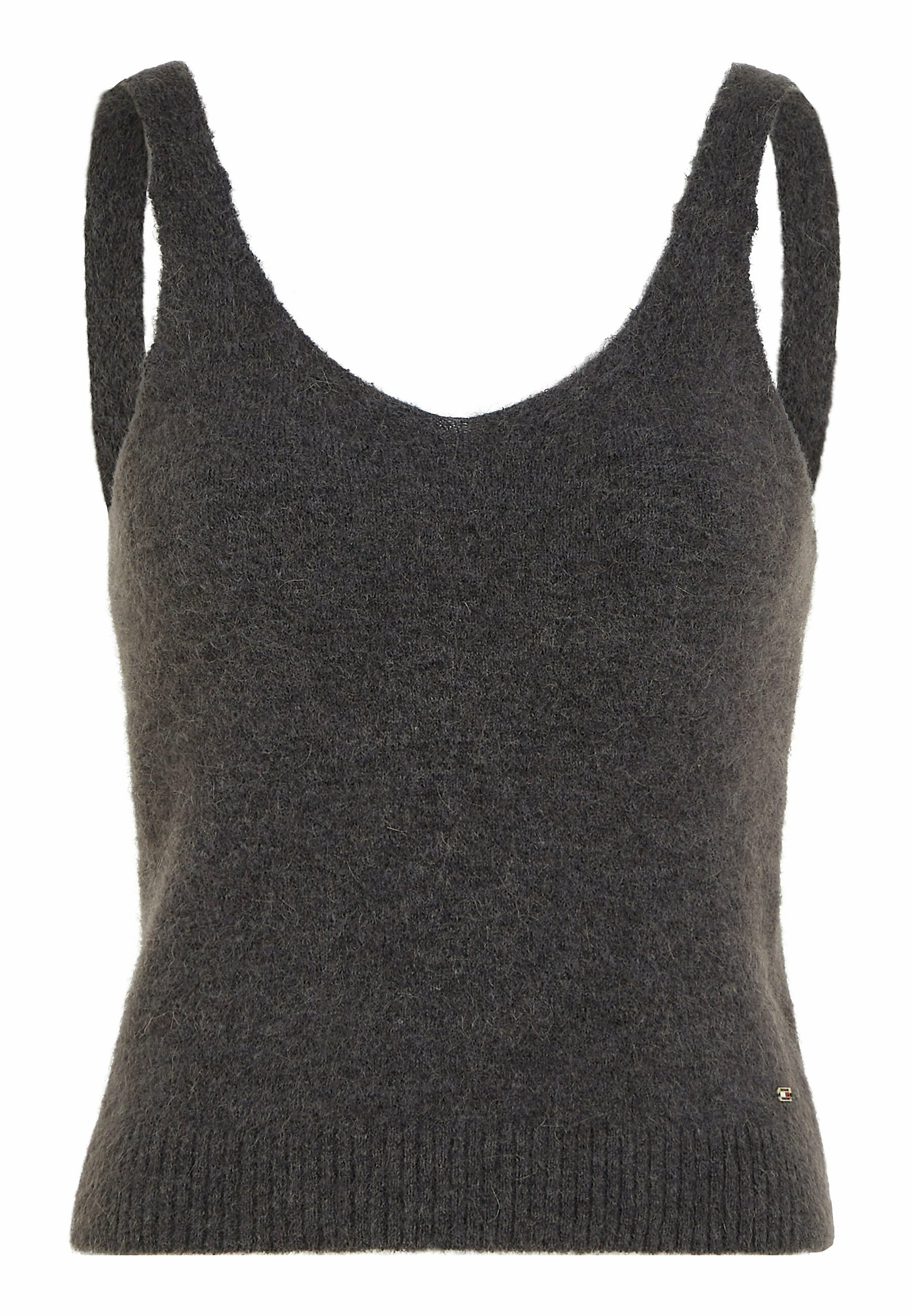 Tommy hilfiger crop top grey store