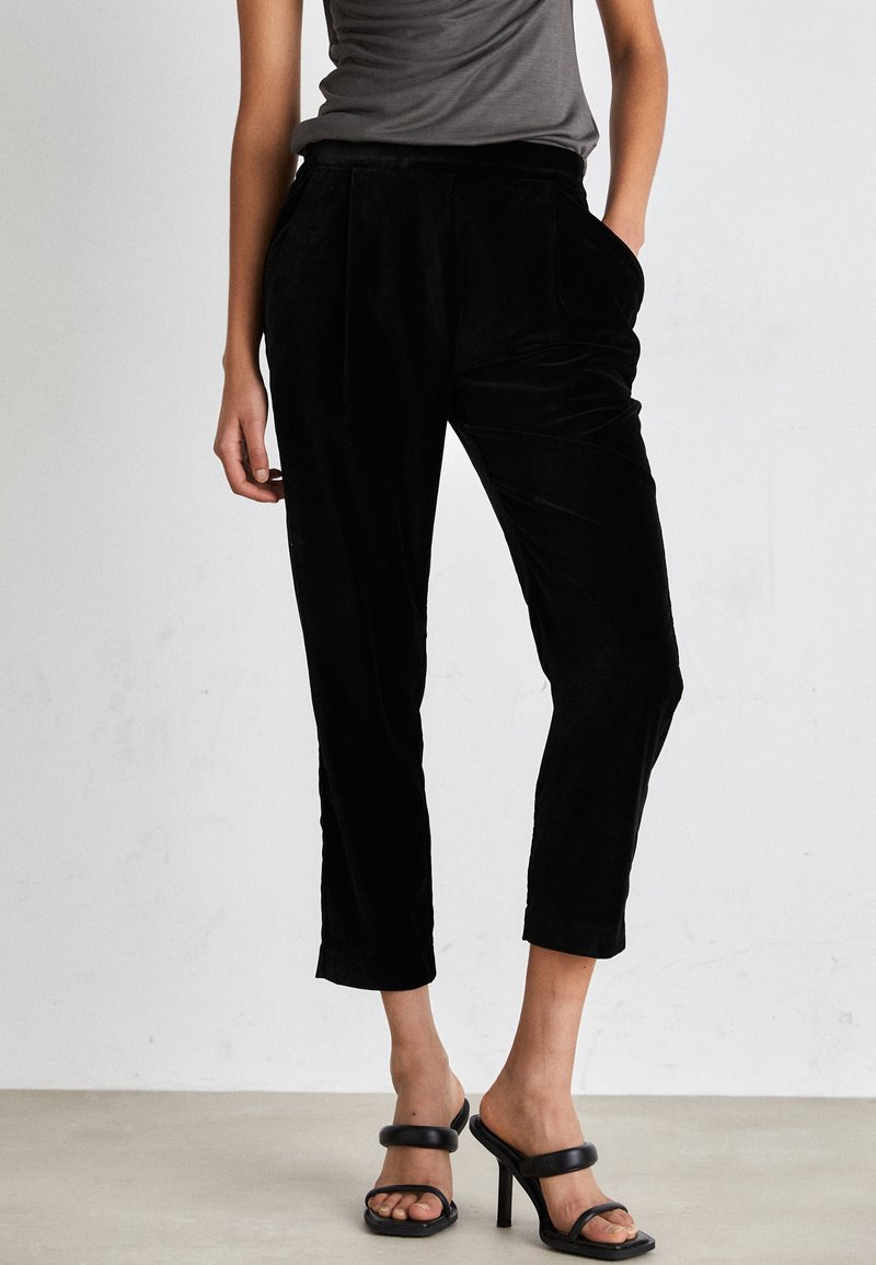AllSaints ALEIDA TROUSER - Trousers - black - Zalando.ie