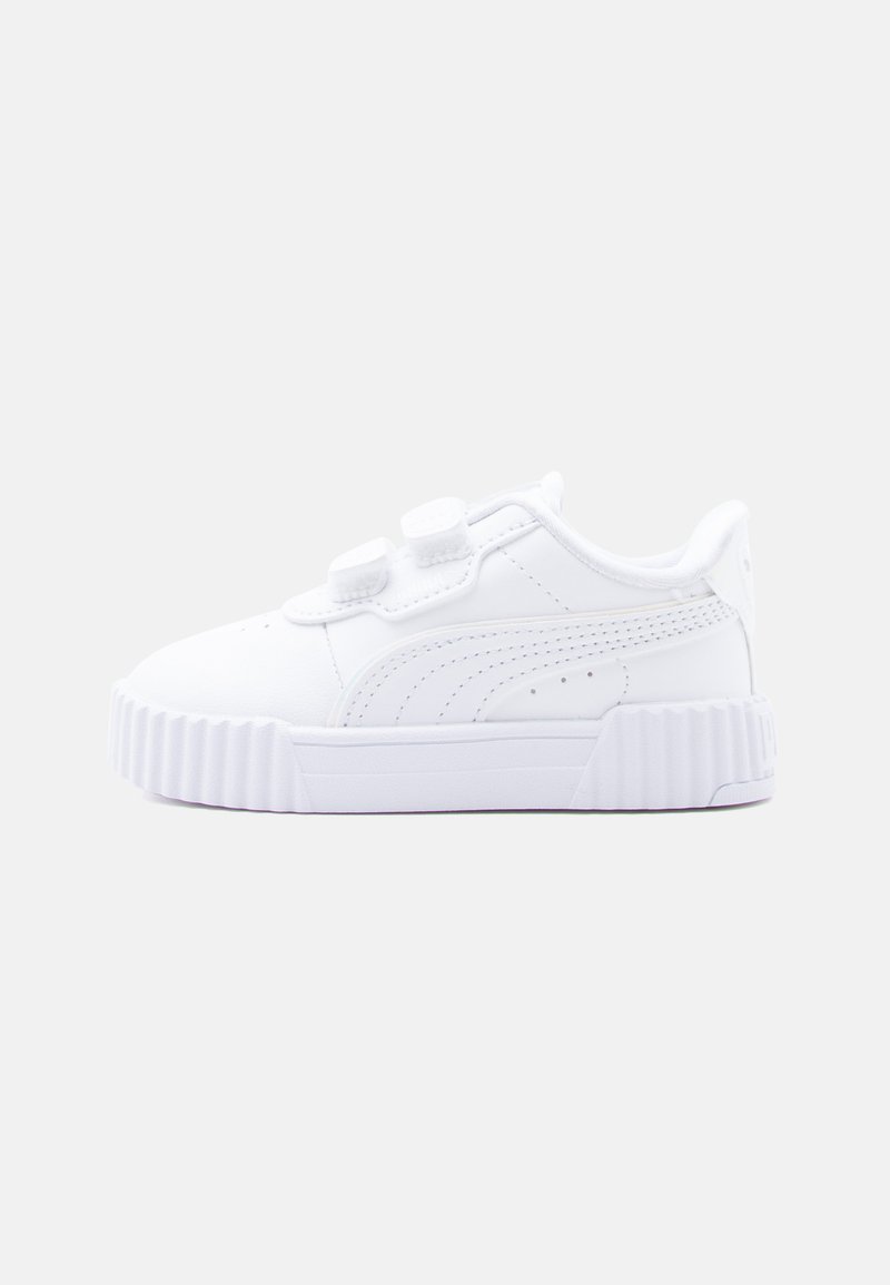 Puma CARINA 3.0 HOLO 2.0 UNISEX - Trainers - white/silver-coloured ...