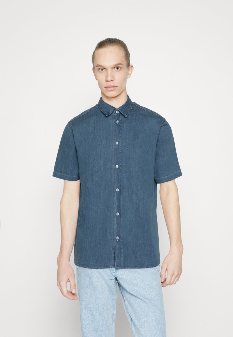 Minimum ERIC - Camisa - faded denim/blue denim - Zalando.es