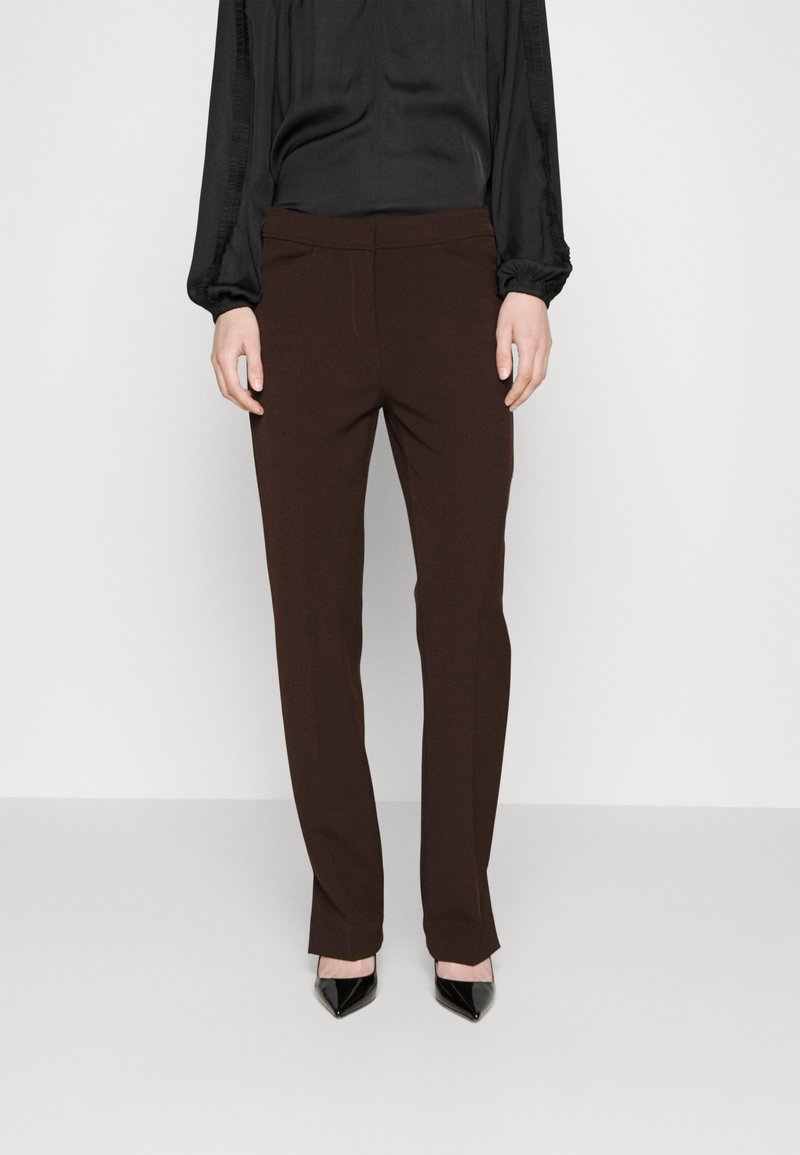 Marc Cain Stoffhose - dark wood/dunkelbraun - Zalando.de