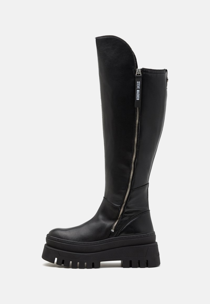 Steve Madden CHAYENNA - Overknees - black/sort - Zalando.dk