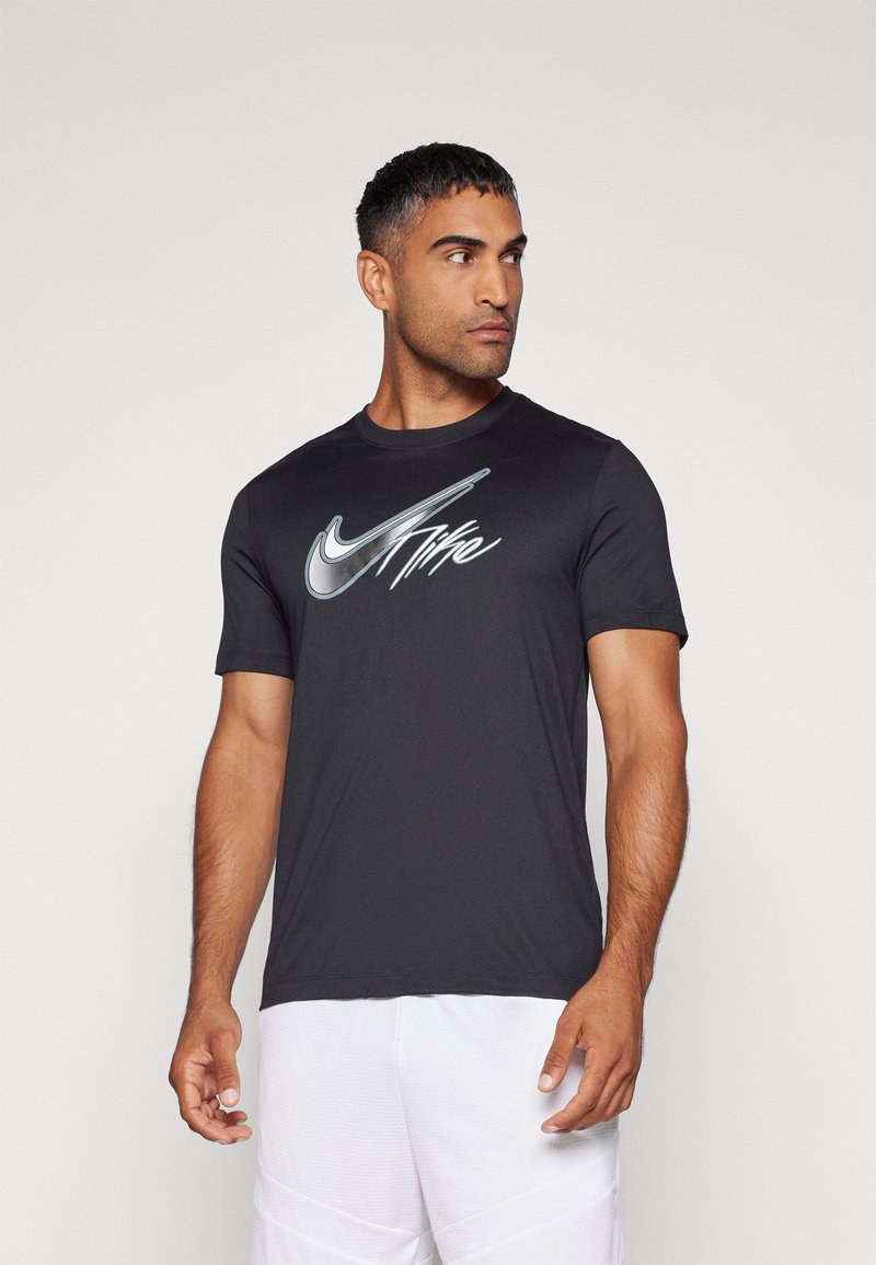 Nike Performance TEE - Sports T-shirt - black - Zalando.ie
