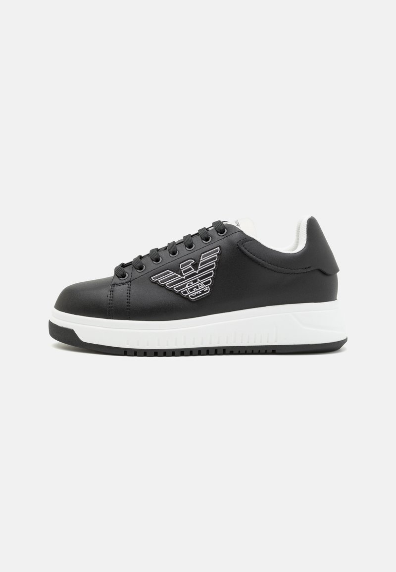 Emporio Armani EXCLUSIVE - Trainers - black/optic white/black - Zalando.ie