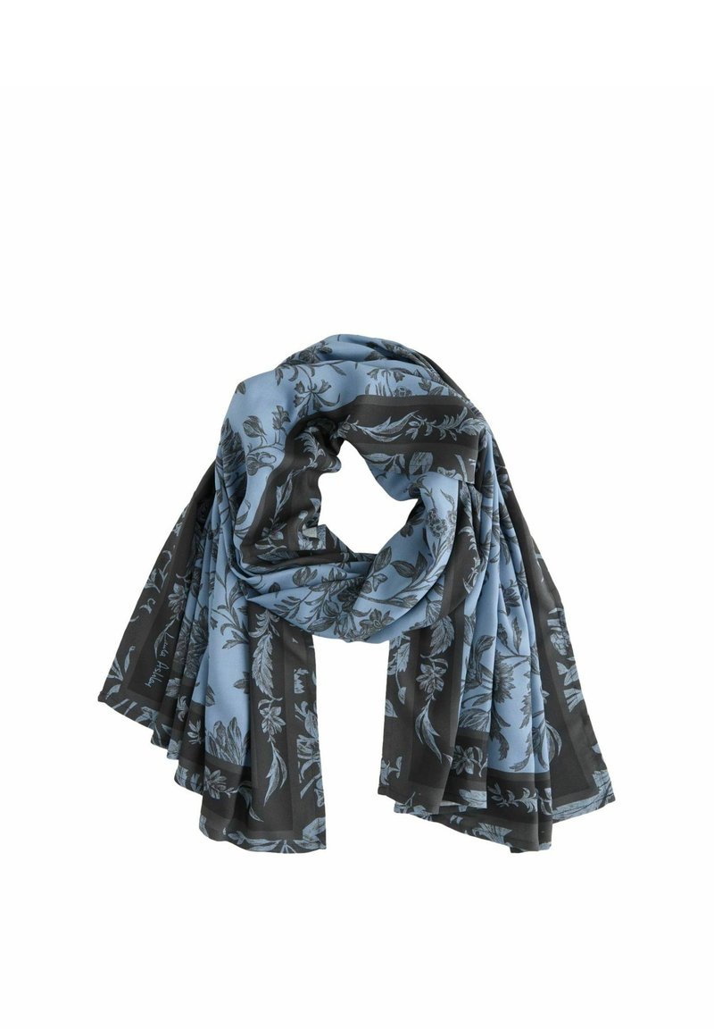Laura Ashley PRINT LIGHT WEIGHT - Scarf - navy lloyd/blue - Zalando