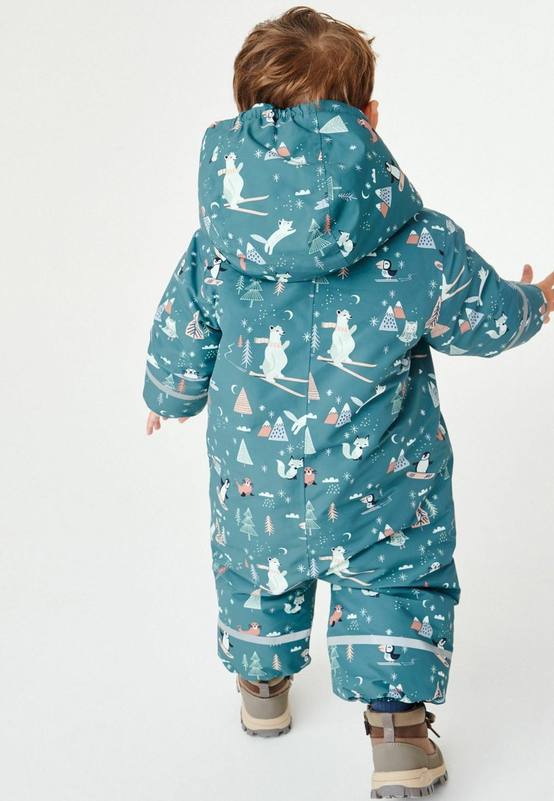 Next Kombinezon zimowy/niebieski melanż - Zalando.pl