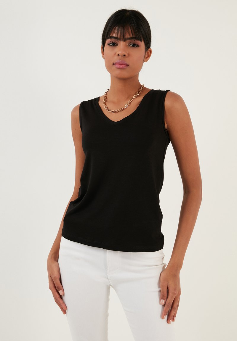 LELA REGULAR FIT - Top - black - Zalando.ie