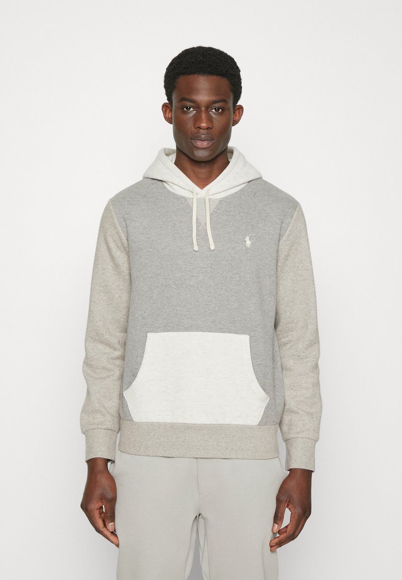 Polo Ralph Lauren LONG SLEEVE - Jersey con capucha - sand/tierra ...