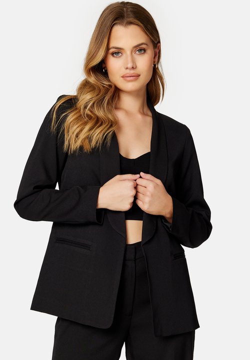 Bubbleroom OVERSIZED L/S BLAZER - Blazer - black/noir - ZALANDO