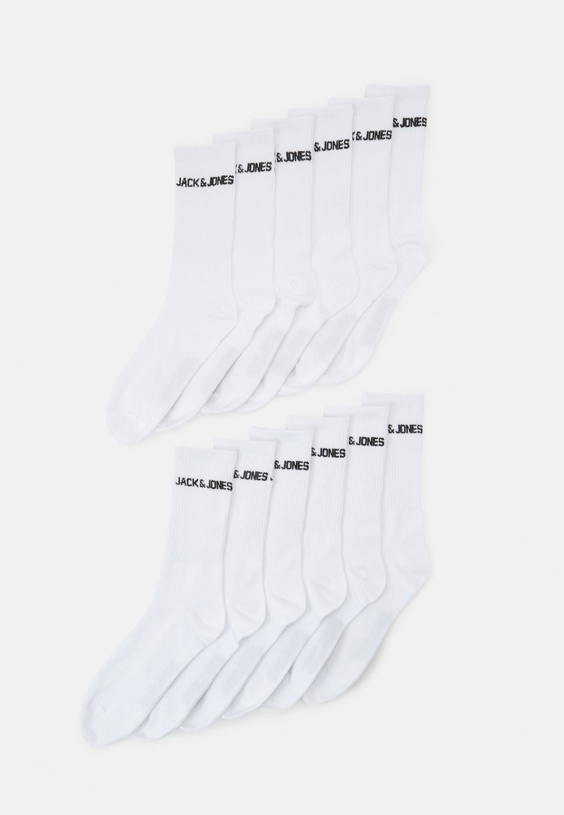Jack & Jones JACBASIC LOGO SOCK 12 PACK - Socks - white - Zalando.ie