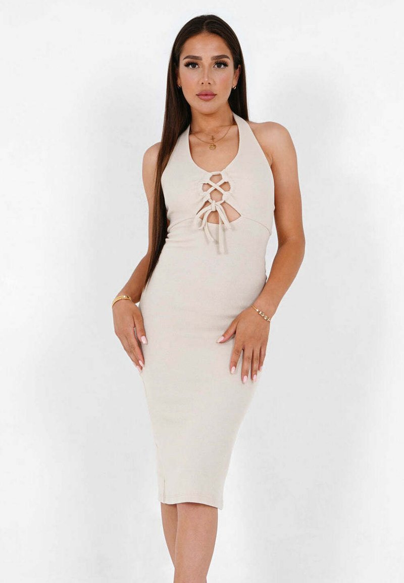 Sixth June DETAILS - Robe fourreau - beige - ZALANDO.FR