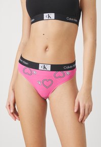 Calvin Klein Underwear MODERN - String - carmine rose/rose fluo - ZALANDO.FR