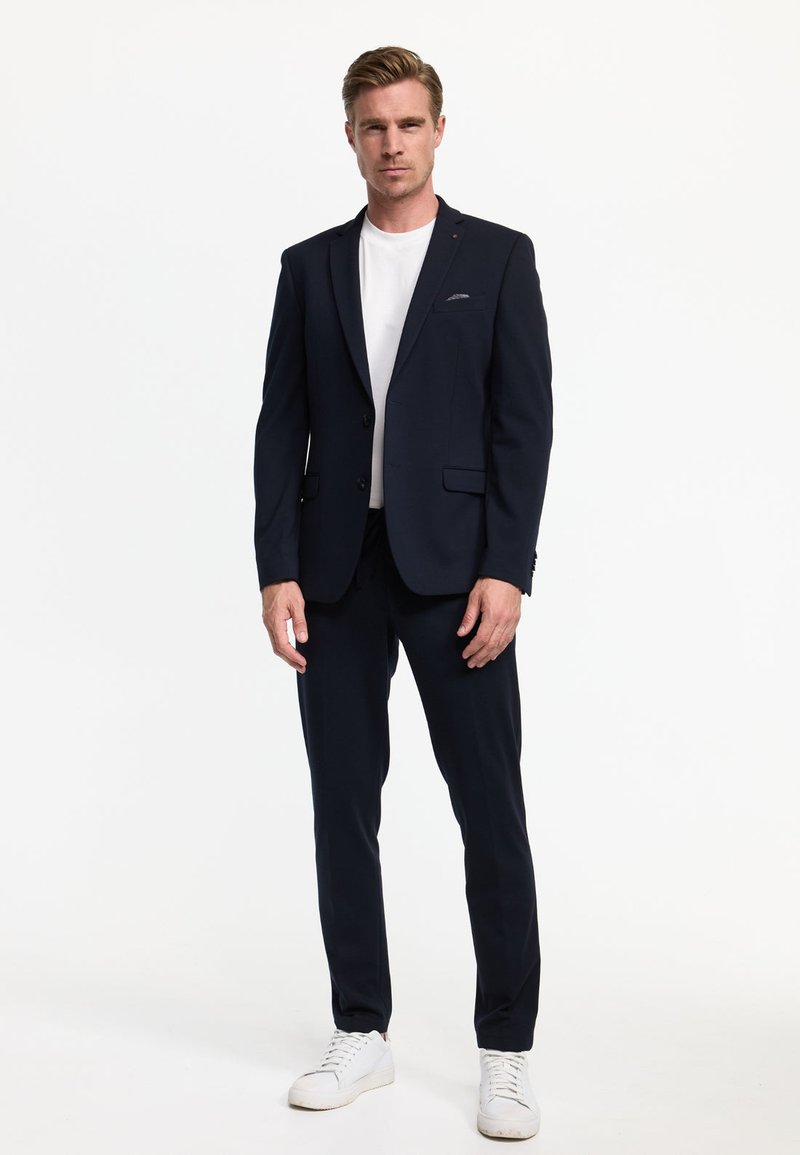 Zuitable SAKKO DINORRIS SLIM - Veste de costume - dark blue/bleu marine ...