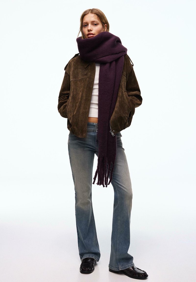 Bershka PLAIN - Šála - mauve/světle fialová - Zalando.cz