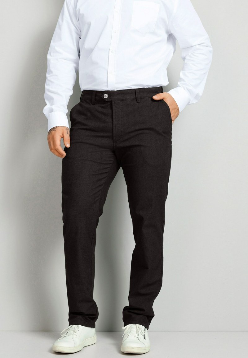 BOSTON PARK Chino - black/marron clair - ZALANDO.FR