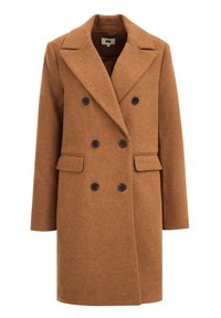WE Fashion Klasikinis paltas - brown/kupranugario kailis - Zalando.lt