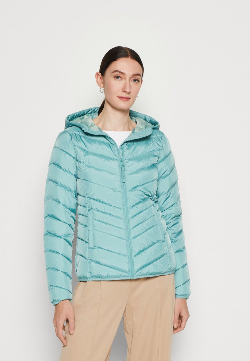 TOM TAILOR DENIM LIGHT WEIGHT PUFFER JACKET - Winterjacke - mineral stone blue/mint - Zalando.ch