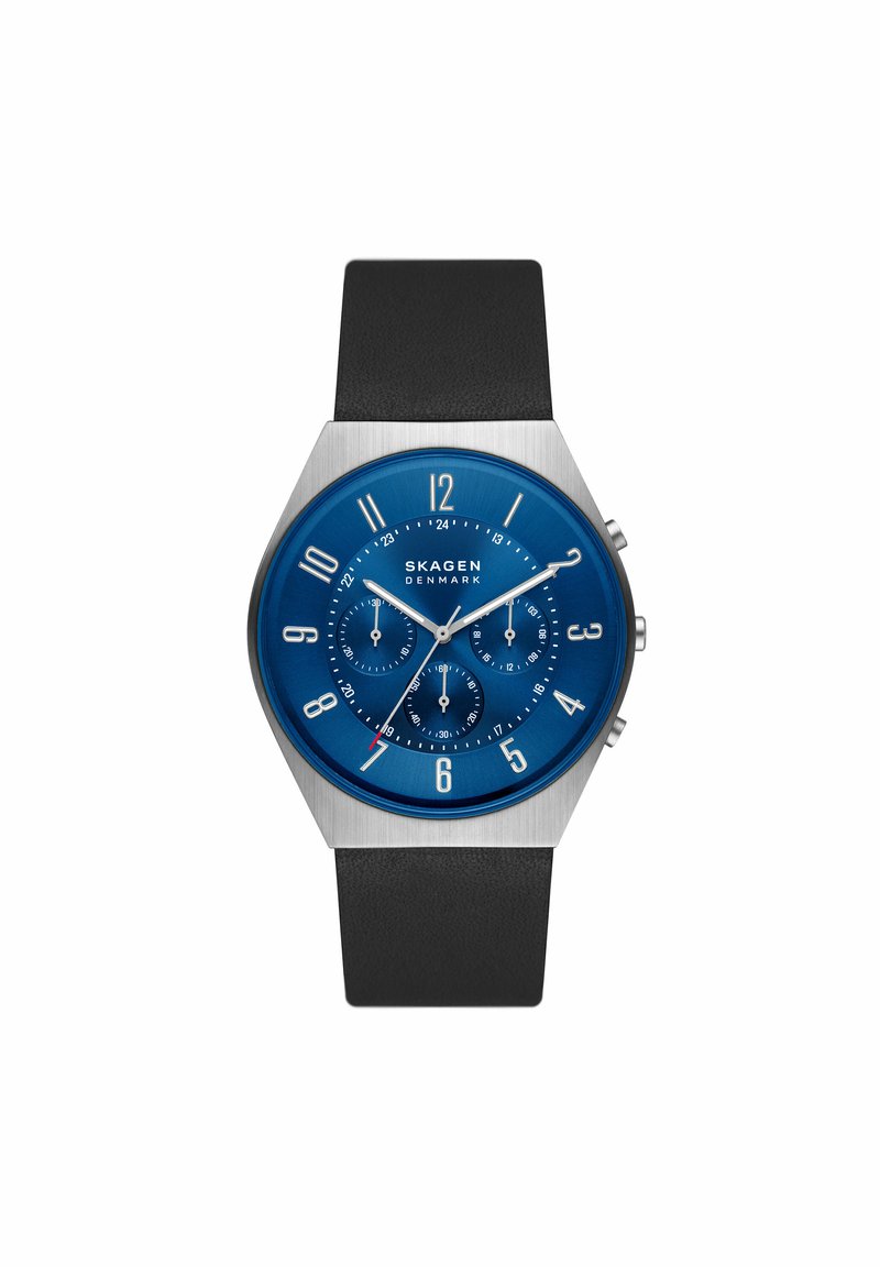 Skagen TRADITIONAL GRENEN - Chronograph watch - midnight/dark blue ...