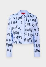 MAX&Co. ALL OVER TEXT - Shirt - light blue - Zalando
