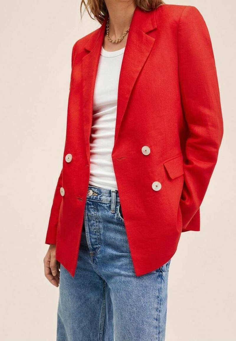 Mango Blazer - red/rot - (Pre-owned) - Zalando.at