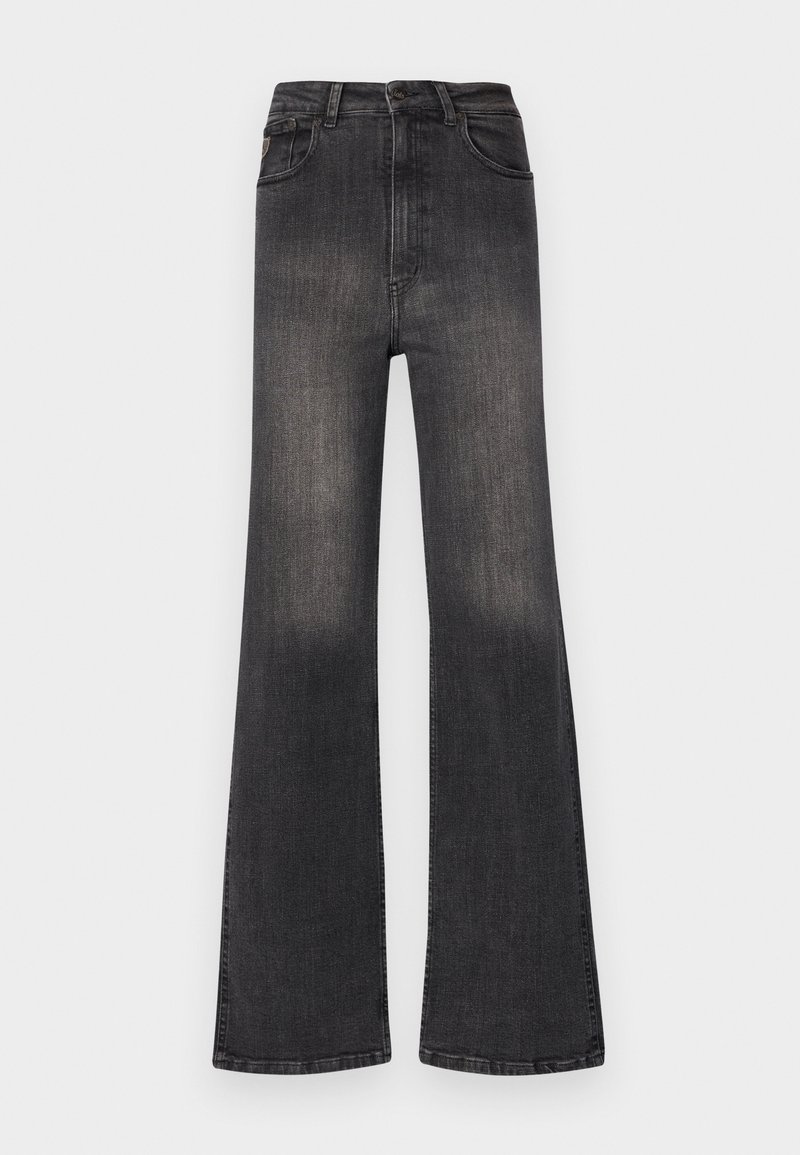 LOIS Jeans RACHEL - Wide Leg - caspar blackstone/black denim - Zalando ...