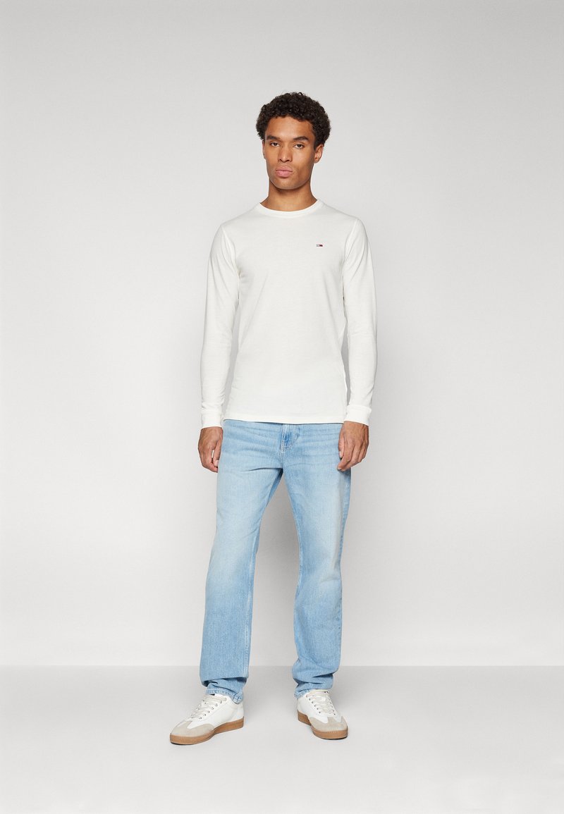 Tommy Jeans 2 PACK - Topper langermet - black/ancient white/svart ...