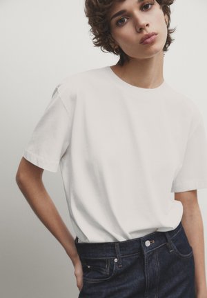 Coach COACH RINGER - Print T-shirt - white - Zalando.co.uk