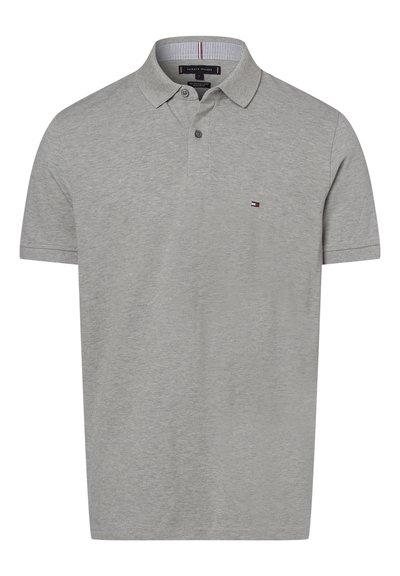 Tommy Hilfiger TIPPED SLIM - Poloshirt - light grey heather/hellgrau - Zalando.ch