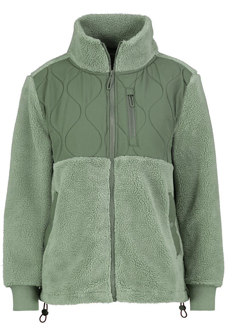 Sublevel MIT BRUSTTASCHE - Fleece jacket - light green - Zalando