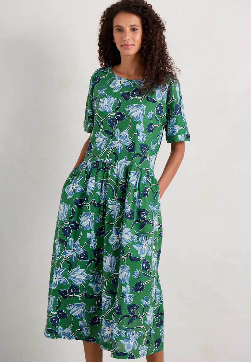 Seasalt Cornwall BROUSE SHORT SLEEVE - Freizeitkleid - cyclamen island ...