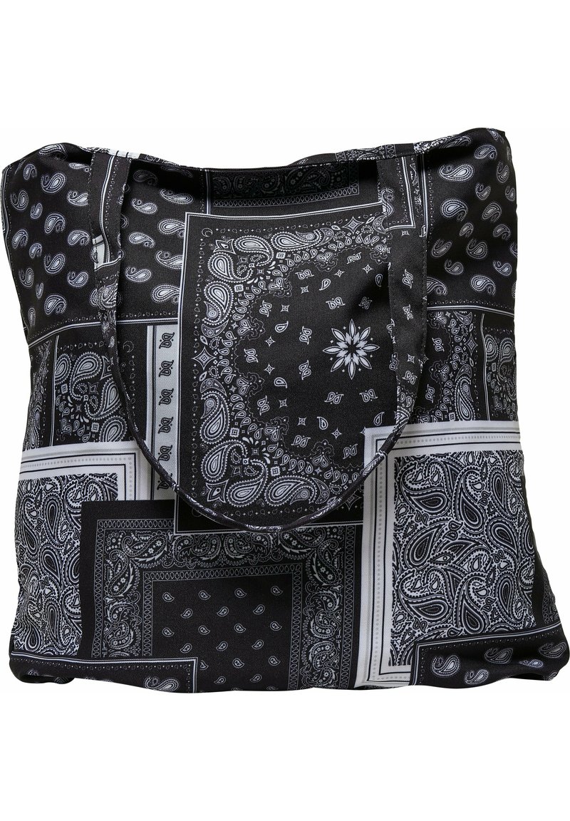 Urban Classics UNISEX BANDANA PATCHWORK PRINT - Bevásárlótáska - black ...