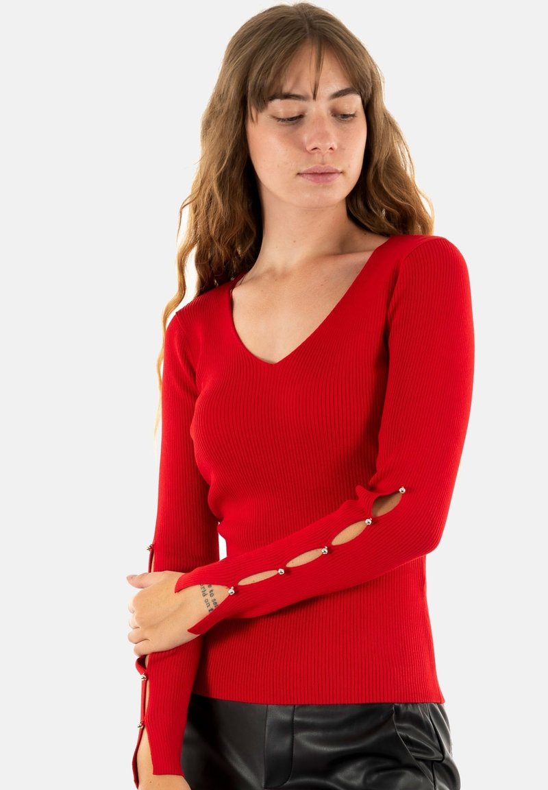 Morgan MAYA - Pullover - rouge - ZALANDO.FR