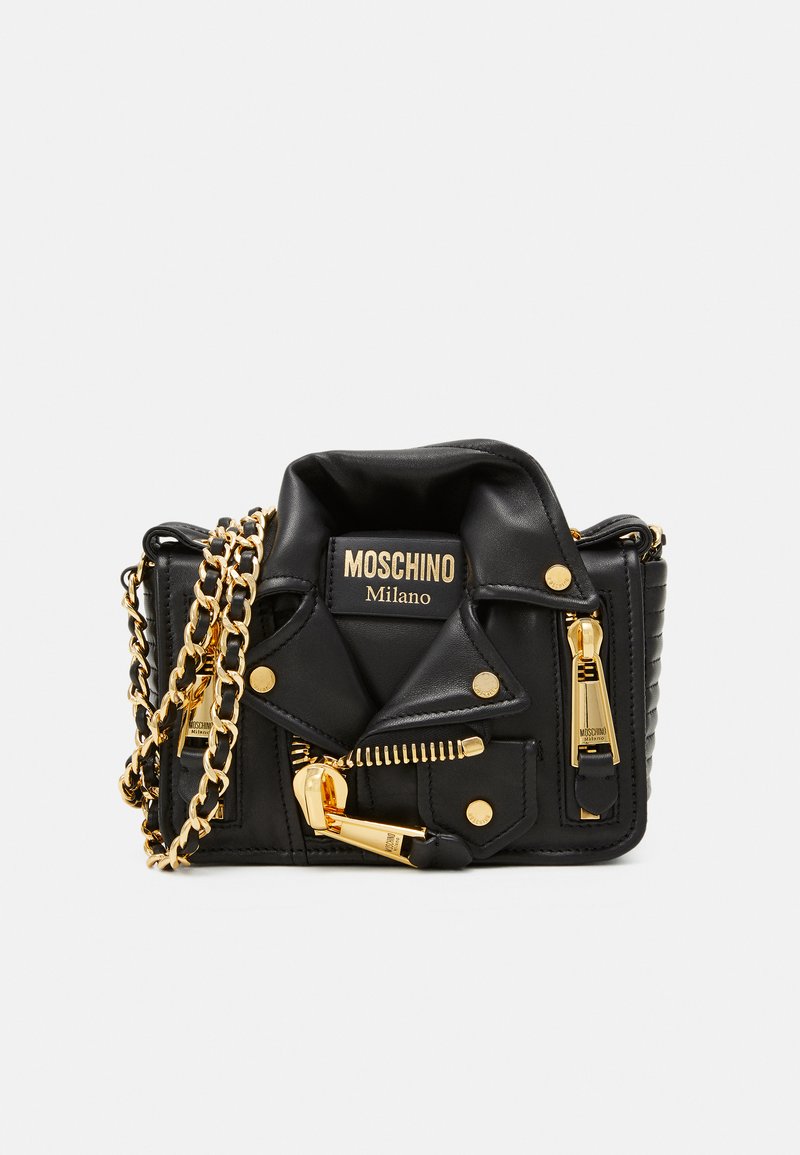 MOSCHINO BIKER BAG - Geantă crossbody - black/negru - Zalando.ro
