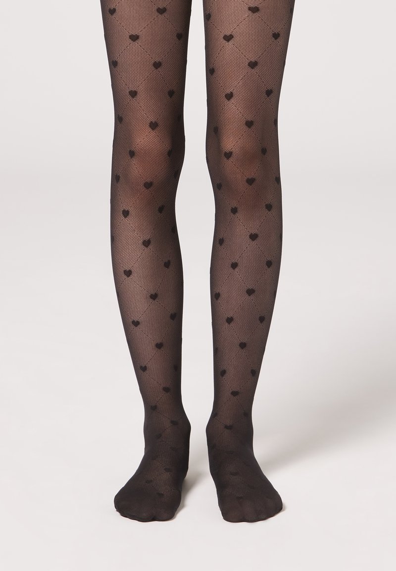 Calzedonia Rajstopy/antracytowy melanż - Zalando.pl