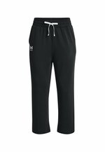 Under Armour UA RIVAL TERRY FLARE CROP - Jogginghose - black/schwarz - Zalando.at