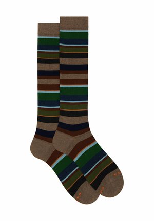 Gallo STRIPES - Calzettoni - noce royal/beige - Zalando.it